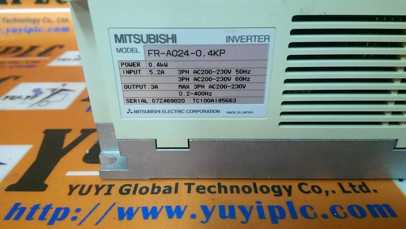 MITSUBISHI FR-A024-0.4KP INVERTER - 裕益科技自動化設備可程式編碼器PLC分散式控制系統DCS